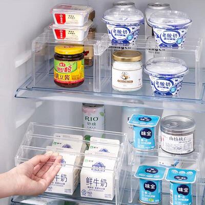 Transparent Refrigerator Organizers Storage Rack Fridge Laye