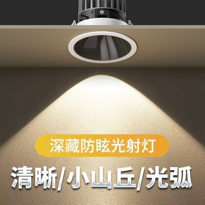 Small Hill Spotlight Embedded Anti-glare Cob Wall Washer Liv