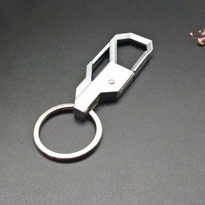 3 Color  Key chain Key ring Silver Color metal inlay keychai