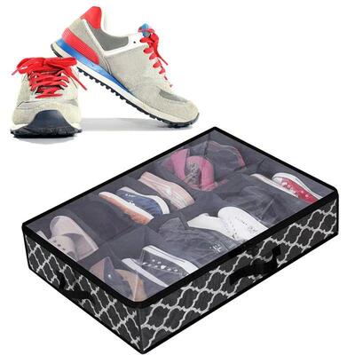 Shoe Storage Box Under Bed Sturdy Closet Container for Home