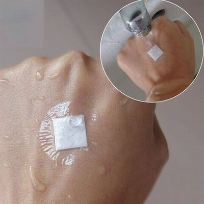 100Pcs Waterproof BandAid Wound Dressing Transparent Sterile