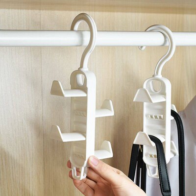 Space Saving Multi-layer Hanger Hooks Wardrobe Clothes Rack