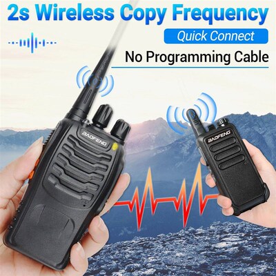 2PCS New Baofeng BF-888S Pro Upgrade Walkie Talkie Wireless