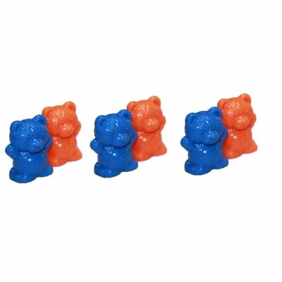 60Pcs Colorful Bear Shape Counters Toy Counting Numbers
