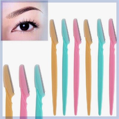 6pcs Eyebrow Trimmer Razor Shaver Blade Eye Brow Shaper Face