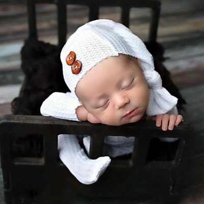Ylsteed 2 Piece Set Newborn Photography Clothing Knitted New