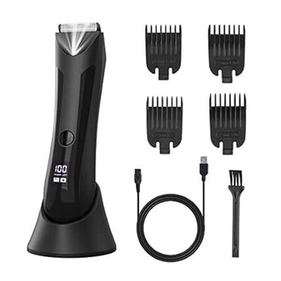 Electric Body Hair Trimmer Kit, Electric Shaver for Men,
