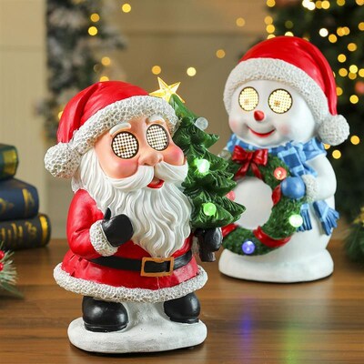 Xmas Santa Music Box: Light-Up Ornament & Kids Present