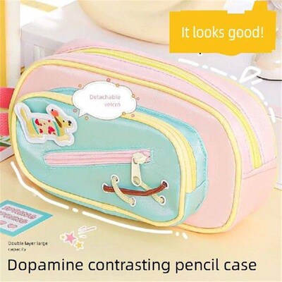 Cute Capibara/Bear/Puppy Pencil Case Hand-held Large