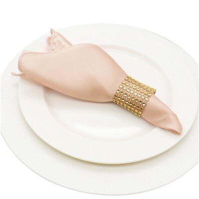 10pcs/lot 43*43cm Wedding Napkins Champagne Napkin Handkerch