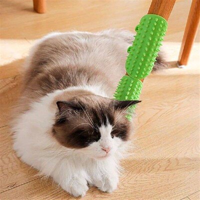 8PCS Adjustable Cat Self Groomer Brush Cat Corner
