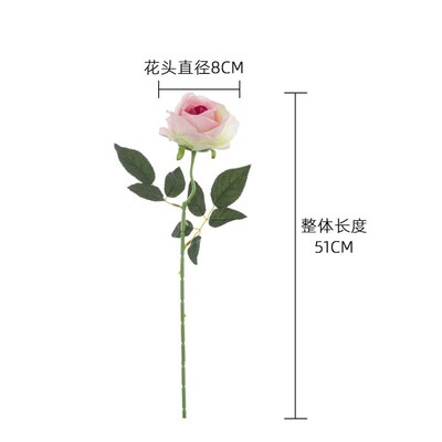 INS wind flannel rose flower simulation wedding plant bonsai