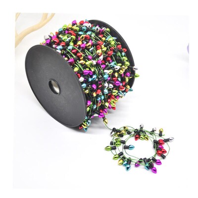 Christmas Decoration Light String Xmas Wreath DIY Color Bulb