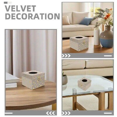 2 Pcs Tissue Box Boxes Vintage Decor Face Holder Cases for