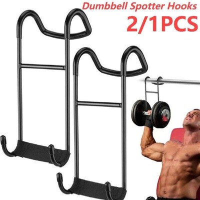 2pcs Dumbbell Spotter Hooks Heavy Duty Dumbbell Hooks Heavy