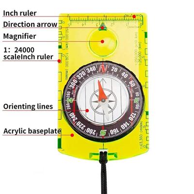 Waterproof Compass Outdoor Gadget Navigation Hiking Compass