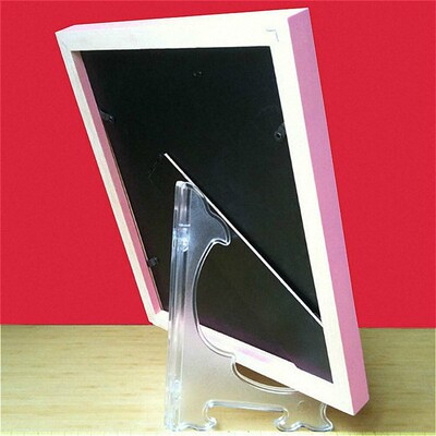 Easels Plate Holders Transparent Display Dish Stand Rack Wed