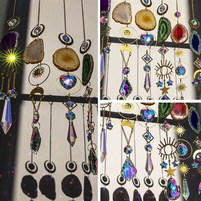 Natural Stones Agate Sun Catcher Agate Sun Catcher For Rainb
