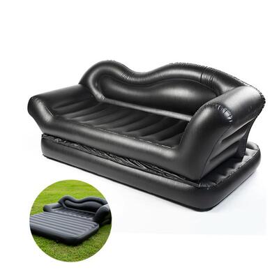 Inflatable sofa bed outdoor folding air cushion bed sofa