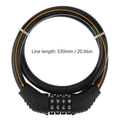 1 Piece 4 Digit Combination Password Cycling Security Bike B