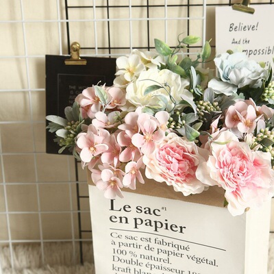Simulated flower plant bonsai wedding decoration ins wind si