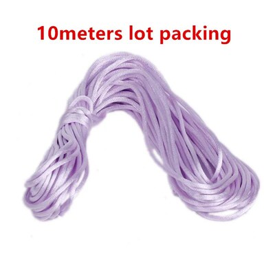 2MM Braided Macrame Silk Macrame Cord Rope Thread Wire DIY C