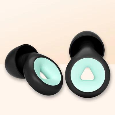 1Pair Sleep Noise Reduction Earplug Soft Silicone Ear Muffs