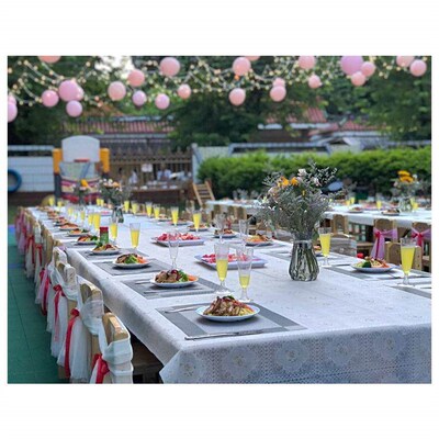 Set of 4 Table Placemats for Dining Table Woven Mats Non-sli