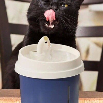 Creative 1.8L Cat Water Fountain Auto Filter Large Capacity
