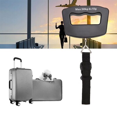 Portable LCD Digital Hanging Scale Luggage Suitcase Baggage