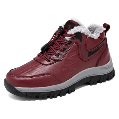 east Large tton Shoes Womens Fleece-lined Warm Mother Shoes