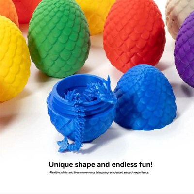 1PCS Offices Accessories 3D Printed Dragon Egg Table Decorat
