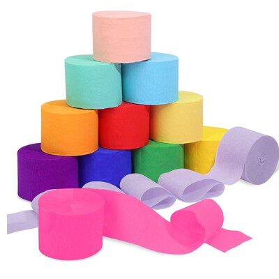 82Feet Crepe Paper Party Streamers Party Decoration Birthday