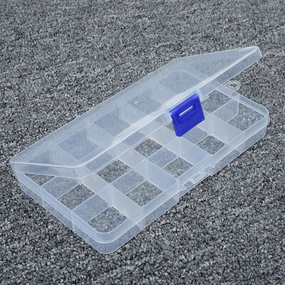 10/15/24/36 Grids Plastic Organizer Box Storage Container Je