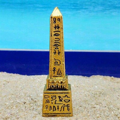 Egyptian Obelisk Psychological Sandbox Unique Decor Desktop