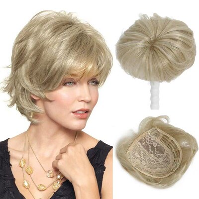 Womens Top Hair Replenishment Block Chemical Fiber Mechanis