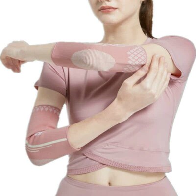 1Pair Pink Tennis Elbow Protector Elastic Elbow Pads Support