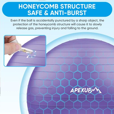 Yoga Ball Exercise Ball for Working Out Anti-Burst and Slip