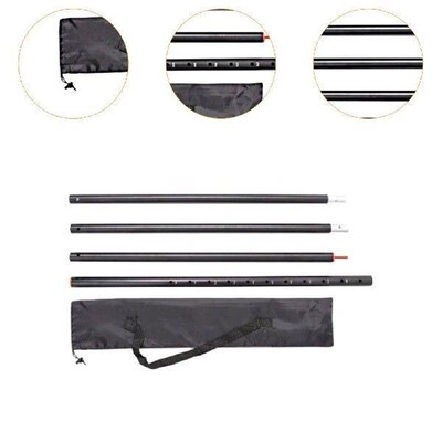 Tarp Poles Replacement Aluminum Tent Poles Pre Assembled