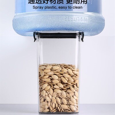 lucency sealed jar, storage bottle kitchen food storage box