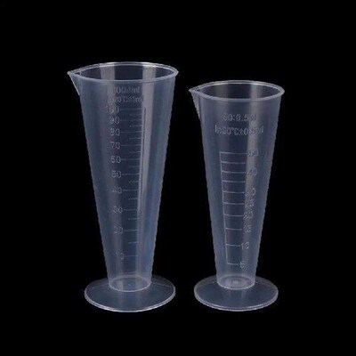 Plastic Measuring Cup 50 ml / 100mL Jug Pour Spout Surface