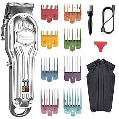 SURKER Mens Hair Clippers Cord Cordless Hair Trimmer Prof