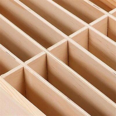 Mobile Storage Box Wooden Holder 2 Pcs Beige Classroom