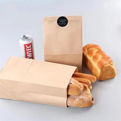 Fine kraft paper bag gift bag wedding candy recyclable takea