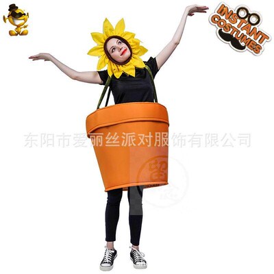 。Sunflower girl suit makeup Prom Dress Dance table dress Ca