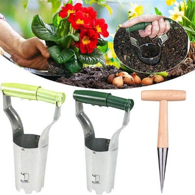 Pointed Hole Seeder Seedling Lifter Seeding Planters For