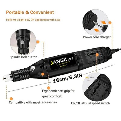 9V Mini  Drill Electric Carving Pen Variable Speed   Drill R
