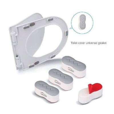 4Pcs/lot Antislip Toilet Cover Gasket Bumper Self-adhesive