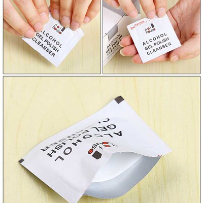 UV Gel Nail Polish Remover Cleanser Removal Wraps Pusher