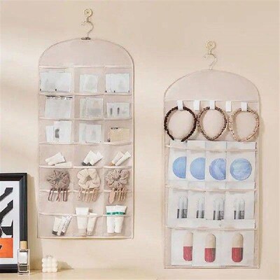 Bra Hanger Dual Sided Lingerie Organizer With Mesh Pockets